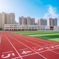 China UV Resistant Outdoor Synthetic Flooring Athletic Track Surfaces for sale