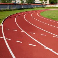 China IAAF Certified 13mm Recycled Rubber Jogging Track Flooring for Outdoor Sports Playground Surface for sale
