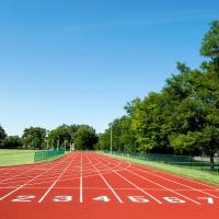 China IAAF Certified 13mm Recycled Rubber Jogging Track Flooring for Outdoor Sports Playground Surface for sale