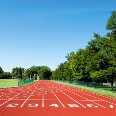 China IAAF Certified 13mm Recycled Rubber Jogging Track Flooring for Outdoor Sports Playground Surface for sale