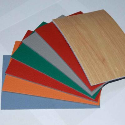 China Wear Resistant PVC Sheet Floor for Sport Court 4.5mm Thickness Non Toxic Anti Slip for sale