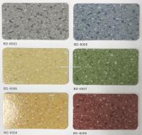 China PVC Vinyl Floor Covering for Badminton Court 1.2mm Wear Layer 4.5mm Thickness for sale