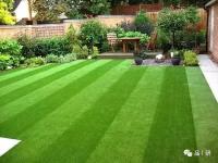 China Natural Garden Landscape Artificial Synthetic Grass Turf 34mm Pile Height 7100 Dtex for sale