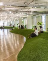 China 30mm High Density PE Artificial Grass Sports Flooring Green Turf 16000 Dtex for sale