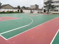 China Indoor Si-PU Sports Flooring Slip Resistant 8mm for Volleyball Hockey Court for sale