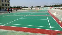 China Seamless High Elasticity PU Sports Flooring for Basketball Court 8mm for sale