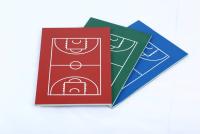 China Moistureproof 4mm Silicon Polyurethane Flooring Outdoor Sports Surfaces for sale