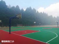 China Indoor Si-PU Sports Flooring Slip Resistant 8mm for Volleyball Hockey Court for sale