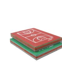 China Seamless High Elasticity PU Sports Flooring for Basketball Court 8mm for sale