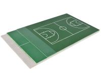 China Silicon PU Elastic Layer Futsal Basketball Court Sports Flooring 6mm Thickness for sale