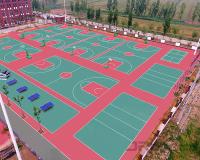 China Acrylic Silicon PU Sports Flooring 7mm Fadeless Tennis Court Paint for Concrete Asphalt for sale