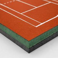 China 4mm Thick Silicon PU Athletic Sports Flooring for Basketball Court 10-15 Year Lifespan for sale