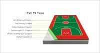 China 4mm Silicon PU Sports Flooring Wear Resistant Outdoor Indoor Basketball Court for sale