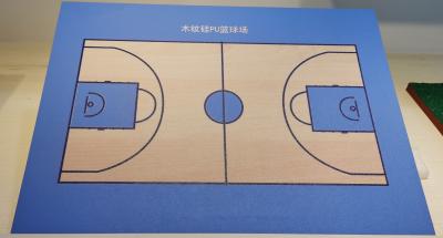 China Breathable PU Sports Court Surface Harmless No Cracking Durable for sale