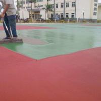 China Acrylic Tennis Court Flooring Material 8mm Thickness Abrasion Resistant Sports Surface for sale