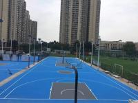 China Acrylic Tennis Court Flooring 2mm 5mm Thickness Custom Colors for Badminton Basketball for sale