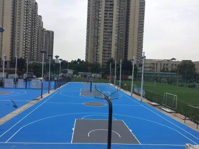 China Acrylic Tennis Court Flooring 2mm 5mm Thickness Custom Colors for Badminton Basketball for sale