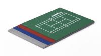 China Soundproof Acrylic Tennis Badminton Court Flooring 4.0mm ITF Category 5 for sale