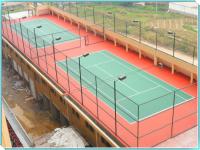 China Anti Bacterial Acrylic Tennis Court Athletic Track 2mm Thickness 8-10 Year Life for sale