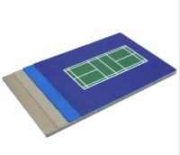China Multi Sport Synthetic Acrylic Cushion Tennis Court Green Spray Painted 100% Acrylic for sale