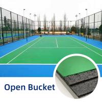 China SPU Acrylic Tennis Court Flooring 2mm-5mm Abrasion Resistant Comfort Foot Feeling for sale