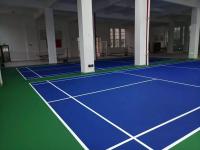 China Multi Sport Synthetic Acrylic Cushion Tennis Court Green Spray Painted 100% Acrylic for sale