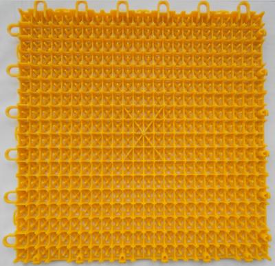 China Polypropylene Interlocking Indoor Sports Flooring 304.8×304.8×12.2mm for sale
