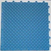 China ITF Certified PP Interlock Tennis Court Tiles 300x300mm Anti Slip Modular Sport Flooring for sale