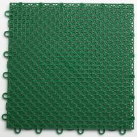China Odorless Polypropylene Interlocking Gym Floor Mats 2500N Load Capacity Removable for sale