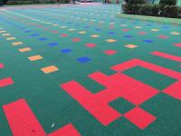China PP Interlocking Sports Flooring 250x250x12.7mm No Cracking Indoor Floor 2500N Load for sale