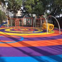 China Odorless EPDM Rubber Granules 8mm Sports Floor Dustproof for Running Track Playground for sale