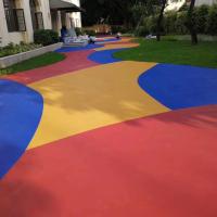 China Indoor Kids Playground Rubber Flooring non-toxic Epdm Granules Surface for sale