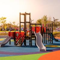 China EPDM Rubber Granules Recycled Safety Colorful Granulated Rubber Surface for sale