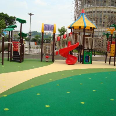 China IAAF Stadiums Schools Shockproof EPDM Playground Surface Fadeless for sale
