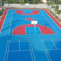 China Hard Surface Acrylic Tennis Court 2mm Acrylic Sport Flooring for Outdoor Courts for sale