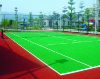 China ISO9001 3mm Acrylic Acid Outdoor Basketball Court Flooring Durable 4 Layer for sale
