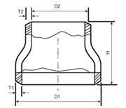China Carbon steel concentric reducer for sale