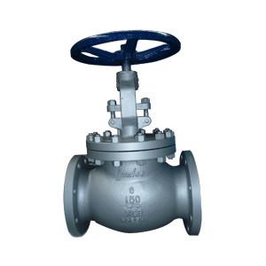 China ASTM A216 WCB Globe Valve, Monel Trim, 150 LB, RF, 8 In for sale