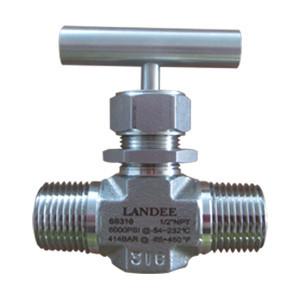 China Stainless Steel Instrumentation Needle Valve, M-NPT End for sale