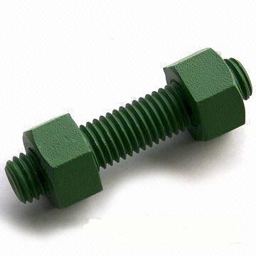 China Cadmium Coated Stud Bolts and Nuts for sale