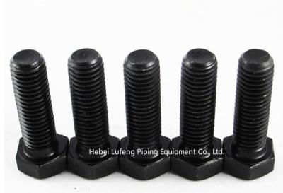 China A193 B7 heavy black stud bolt with 2h nut for sale