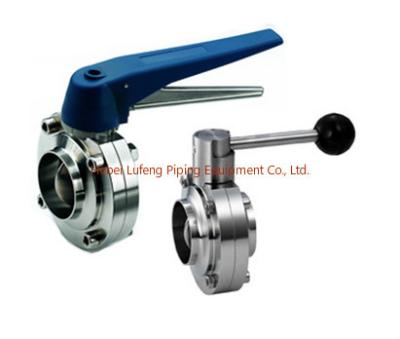 China Factory direct sales 304 stainless steel lp butterfly valve for sale