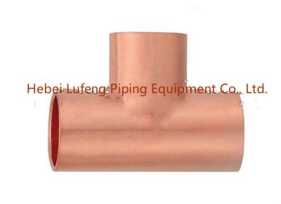 China Copper pipe fitting, Tee C x C x C, for refrigeration and air conditioning for sale
