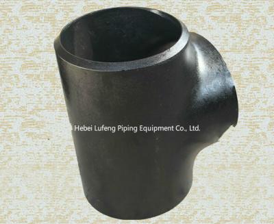 China BG schedule 40 carbon steel asme standard bevel ends gas pipe fittings tee for sale