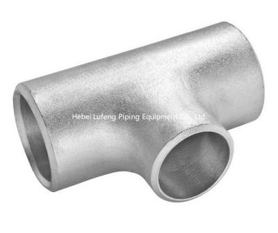 China astm/ansi stainless steel butt weld pipe seamless reducing tee for sale