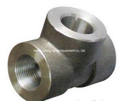 China Forged Welded Fittings Stainless Steel Pipe Fittings Socket Tee for sale