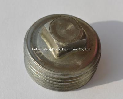 China Forged High Pressure Pipe Fittings Threaded Square Head Plug Threaded for sale
