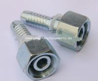 China High quality carbon steel threaded crimped hose fitting for sale