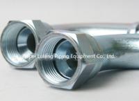 China High quality carbon steel threaded crimped hose fitting for sale