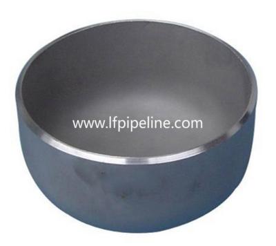 China 6 inch large stainless steel pipe fitting end cap for sale